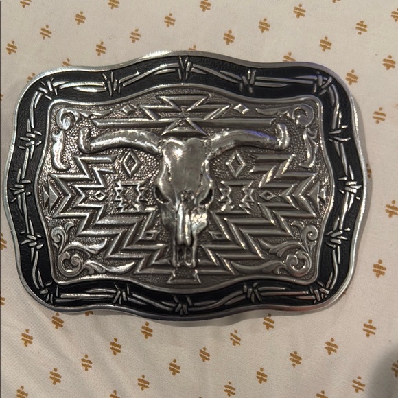 Crumrine | Accessories | Crumrine Steer Skull Western Belt Buckle ...